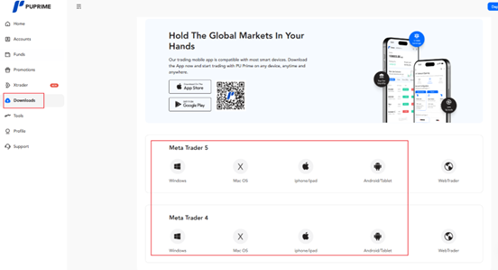 วิธีดาวน์โหลดแพลตฟอร์ม MT4/MT5 จาก พอร์ทัลลูกค้า ทำอย่างไร? – Help Center | PU Prime | More Than ...